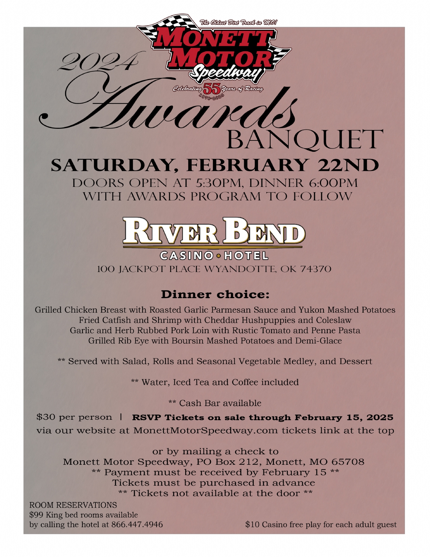 Monett Motor Speedway - 2025 Schedule