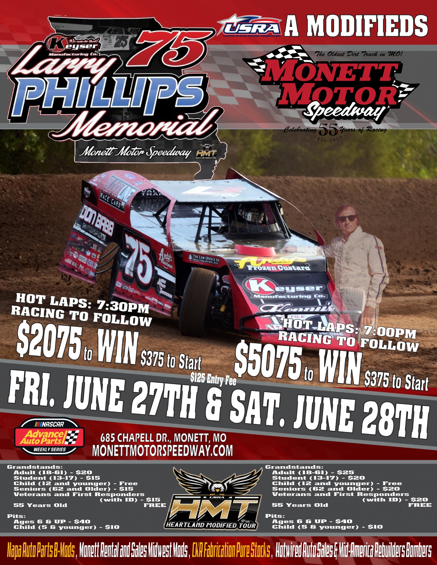 Monett Motor Speedway - Schedule